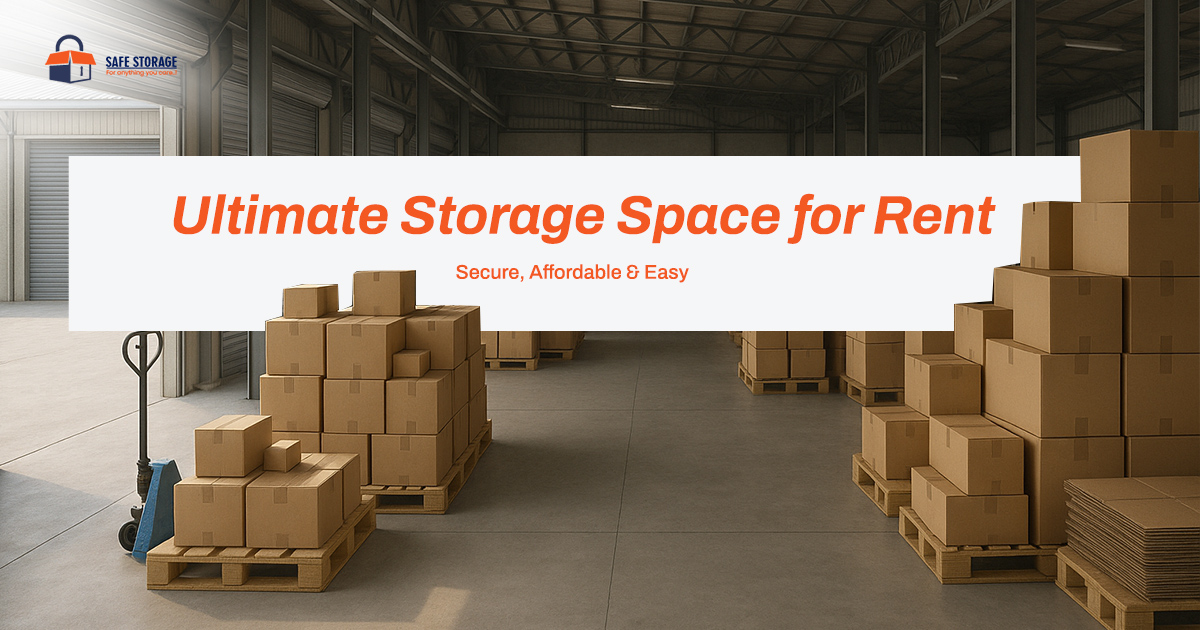 Ultimate Storage Space for Rent | Secure, Affordable & Easy Now