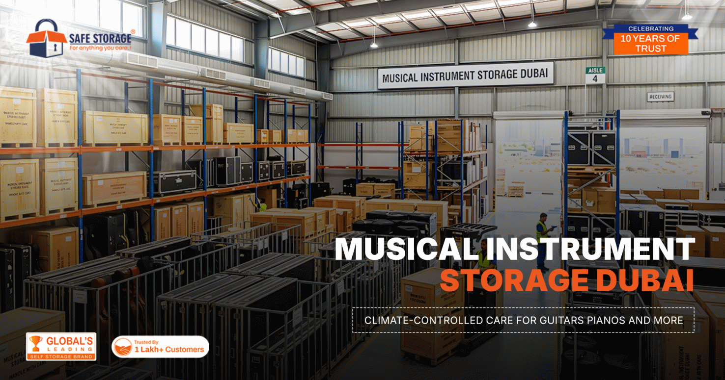 Musical Instrument Storage Dubai | SafeStorage